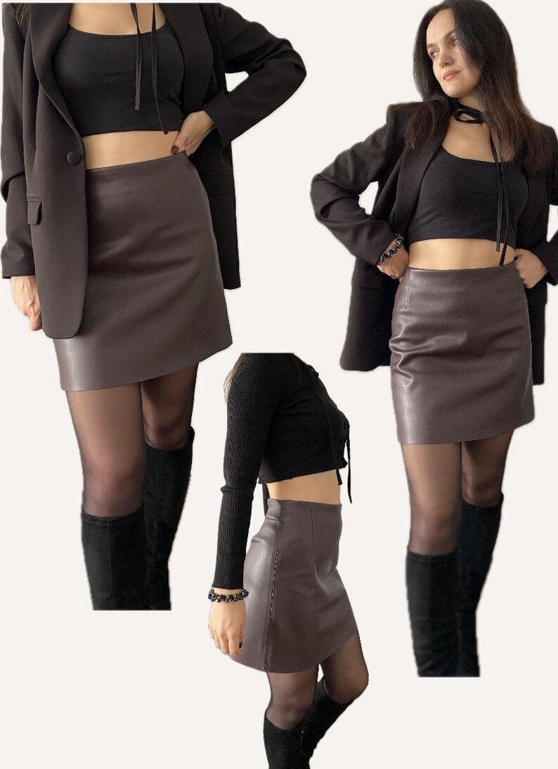 Leather Mini Skirt Sewing Pattern, Sizes S-XXL PDF Pattern - Etsy