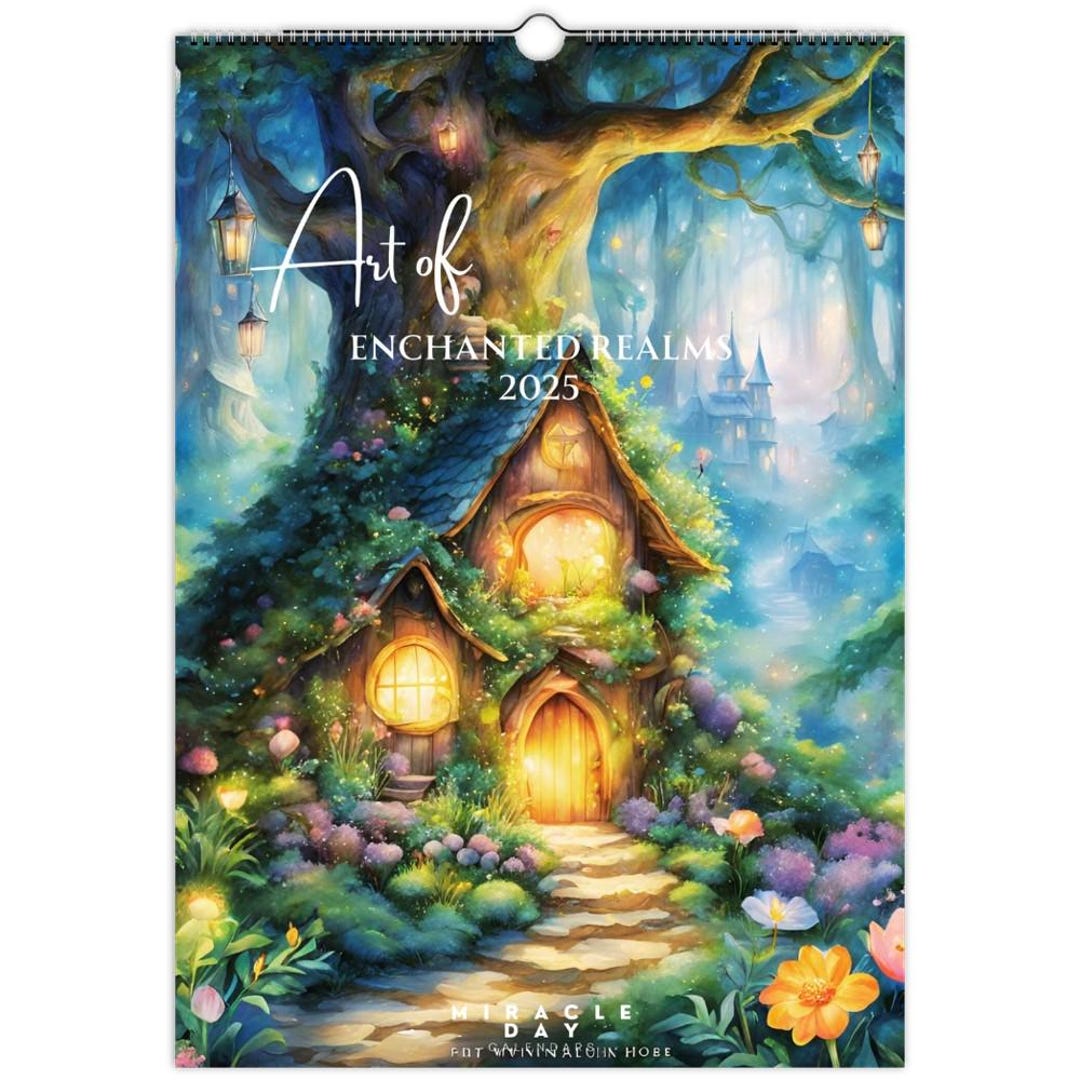 Art of Enchanted Realms Wall Calendar A3 A4 2025 Calendar, Magic, Magic ...
