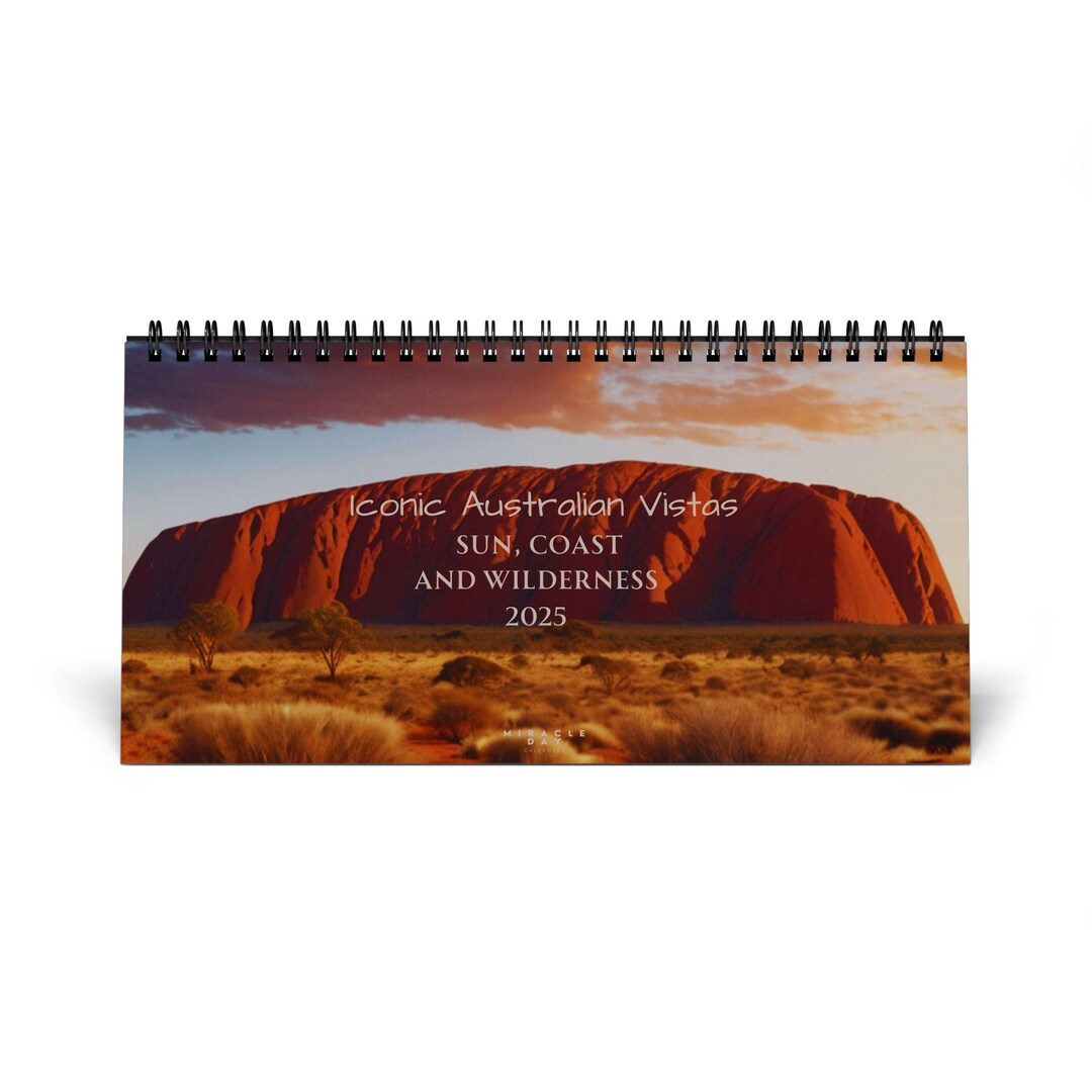 Art of Iconic Australian Vistas Desk Calendar 2025 Outback Travel ...