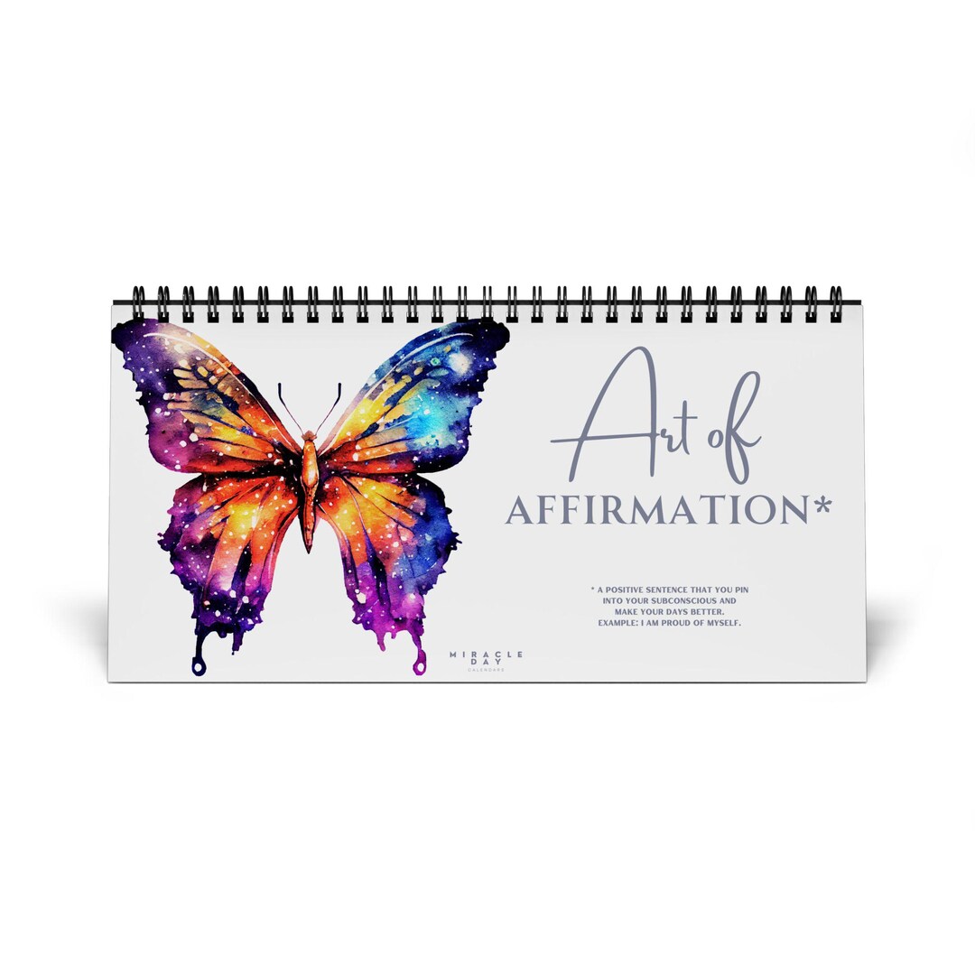Art of Affirmation Desk Calendar 2025 Self-love, Acceptance ...