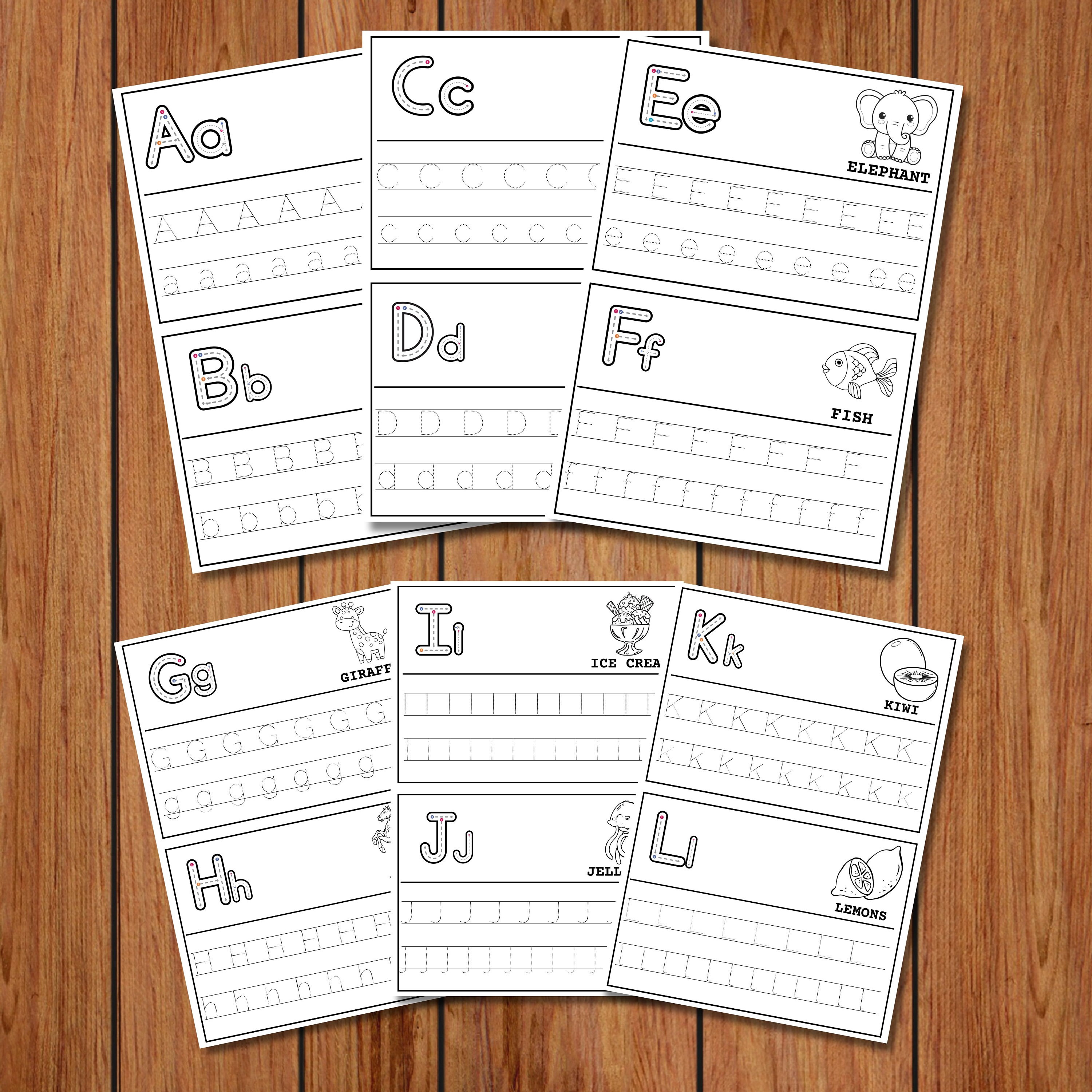 Alphabettracing Worksheets, Homeschool, Kids Room Decor, Handwriting ...