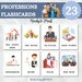 23 PROFESSIONS Flashcards, Printable, Flash Cards for Kids, Pre-school ...