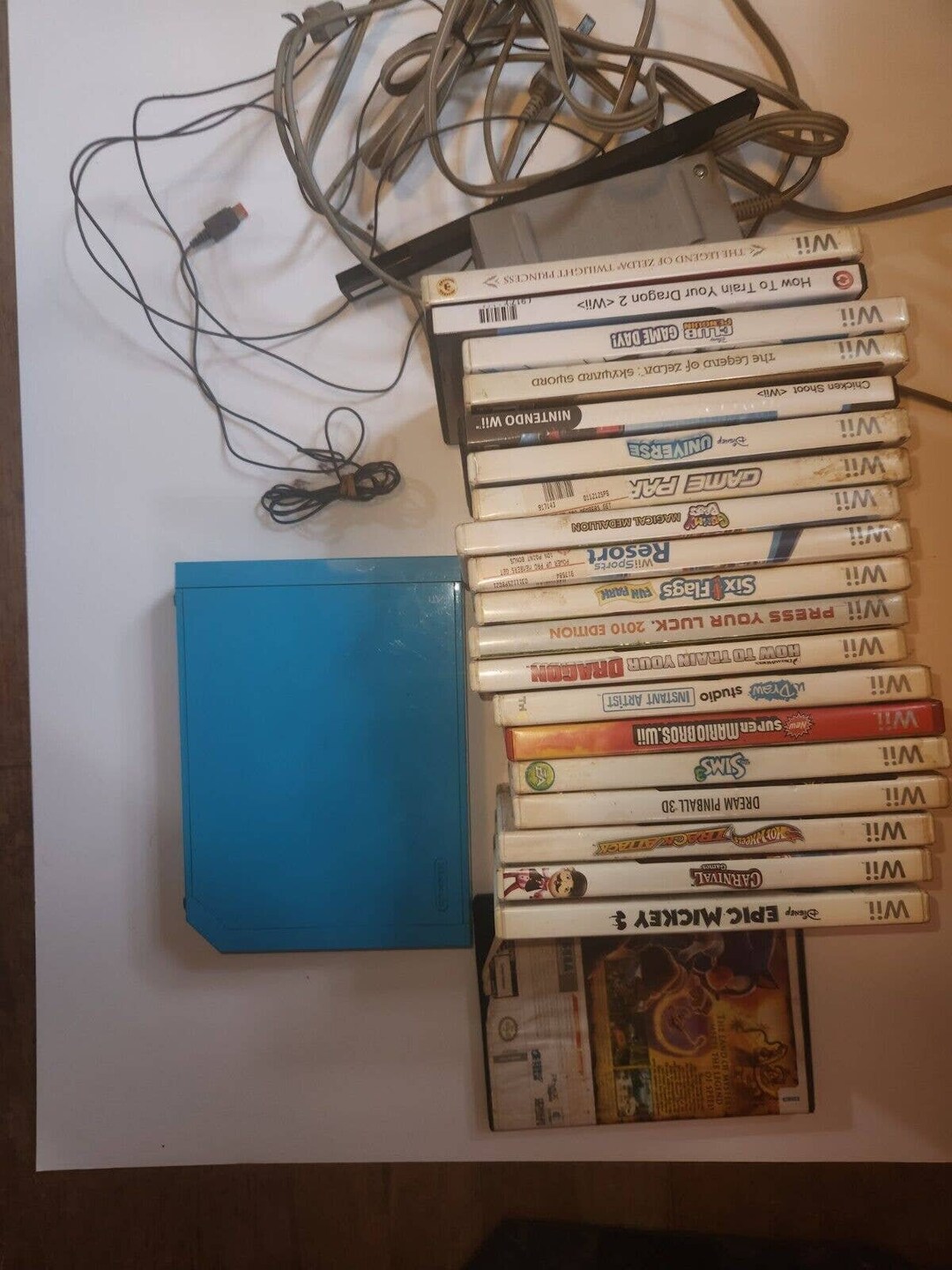 TESTED Nintendo Wii Blue Console With 20 Games No Controllers - Etsy