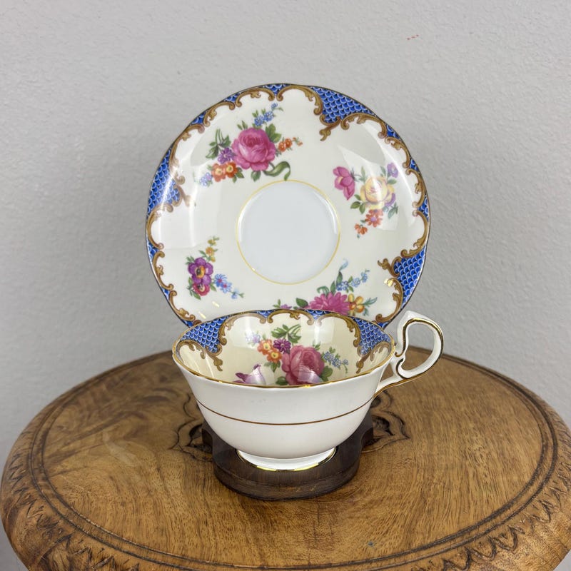 Aynsley Tea Set Rose - Etsy