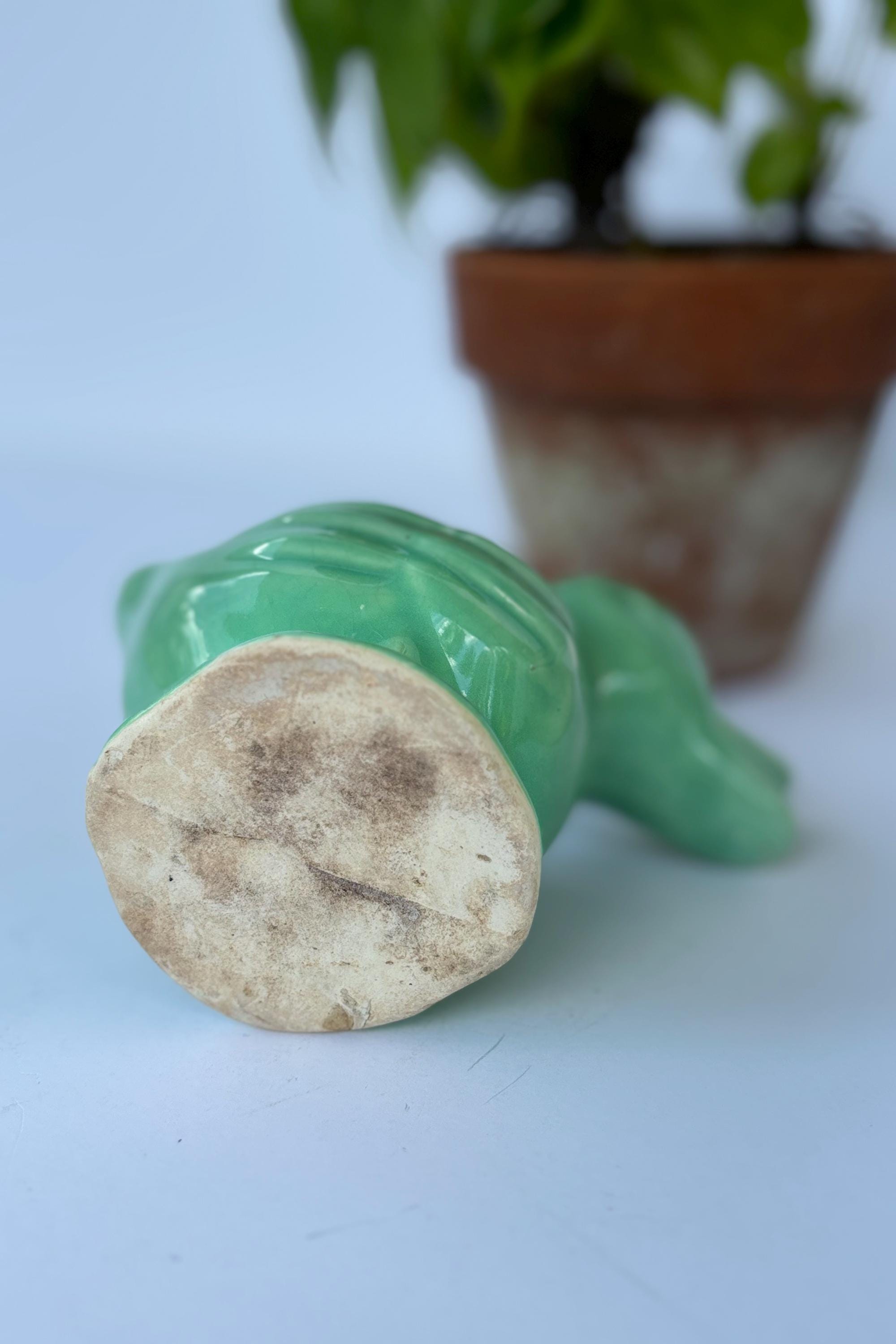 1950 Mccoy Baby Duck Planter in Aqua Teal, Pottery Duck Planter Glazed ...
