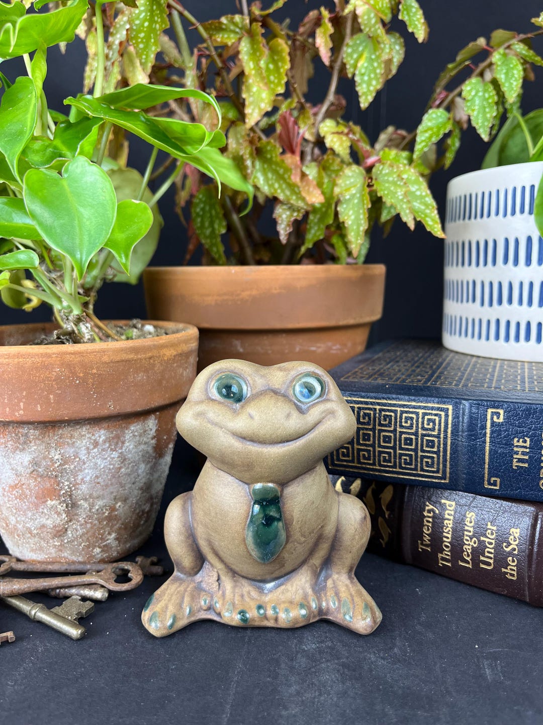 Vintage Porcelain Frog, Formal Attire, Figurine, Happy Frog, Dapper ...