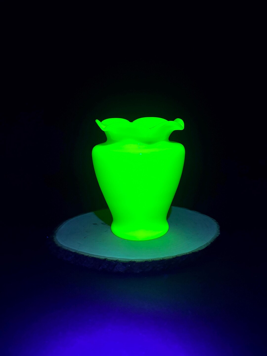 Mckee Sarah Seville Yellow Flower Vase, Vintage 1930s Custard Glass ...