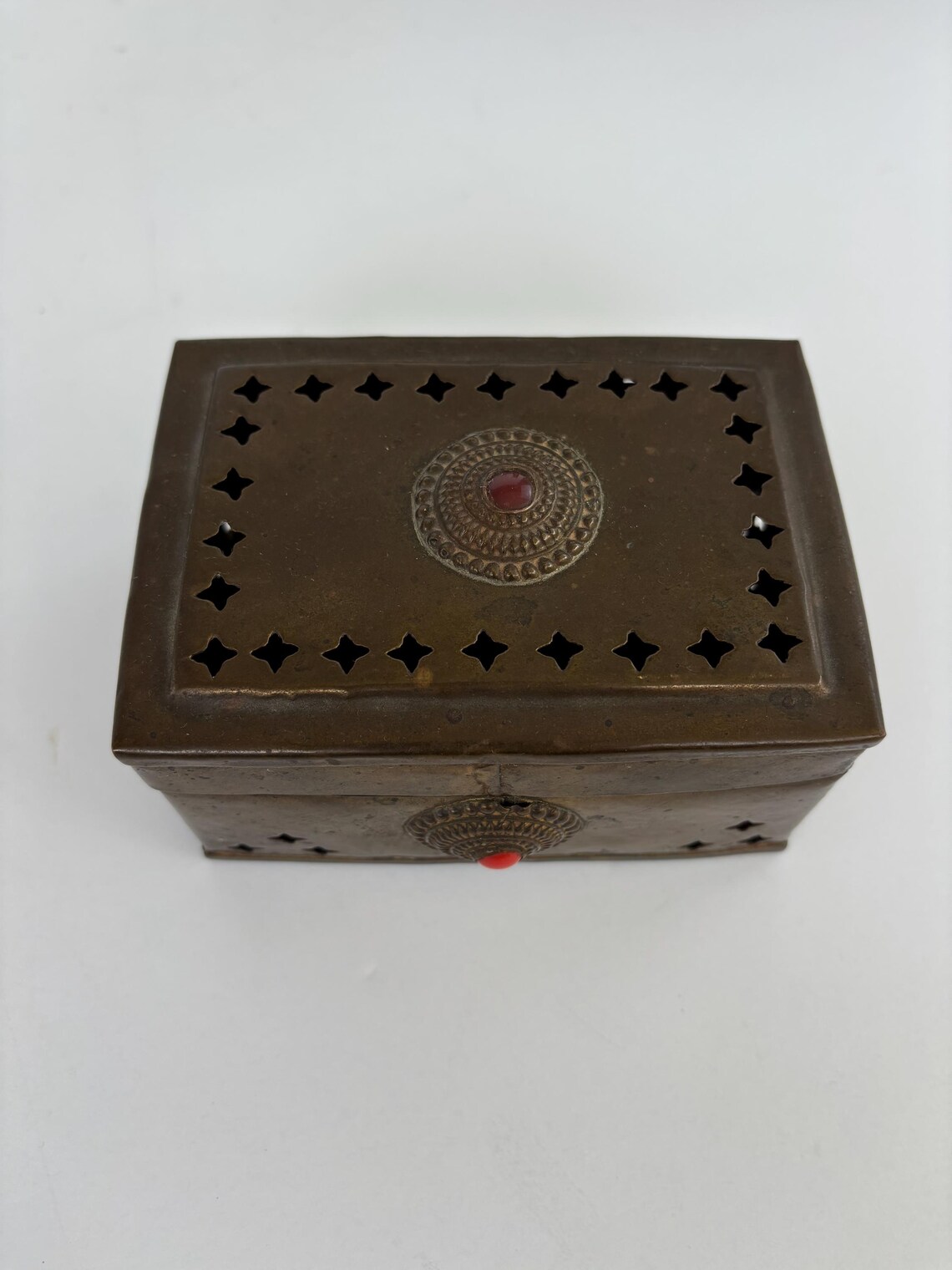 Vintage Mid Century Brass Cricket Box, Stash Box, Jewelry Box, Trinket ...
