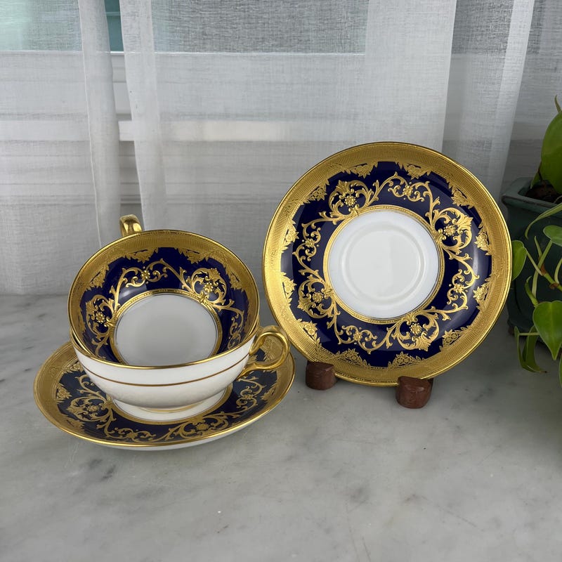 Mintons Cobalt - Etsy