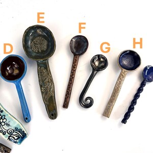 Handmade Ceramic Hanging Spoons, Pottery, Artisanal Spoons - Etsy