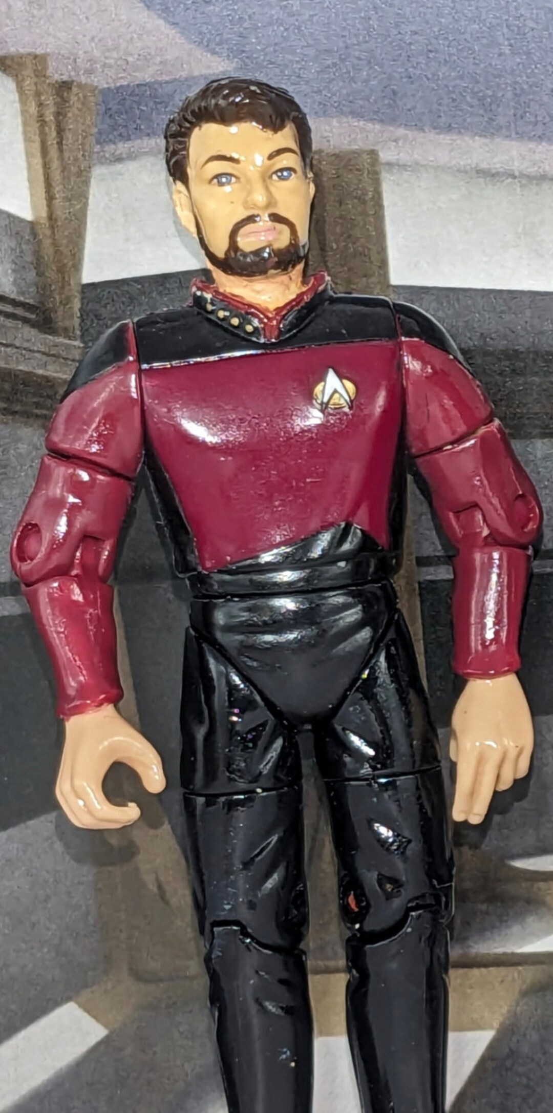 Star Trek Next Generation TNG Commander Will Riker in Season 3 Collared ...