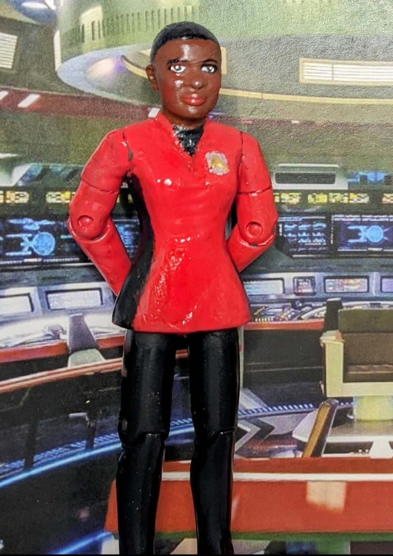 Lt. Uhura From Strange New Worlds Custom Figure - Etsy