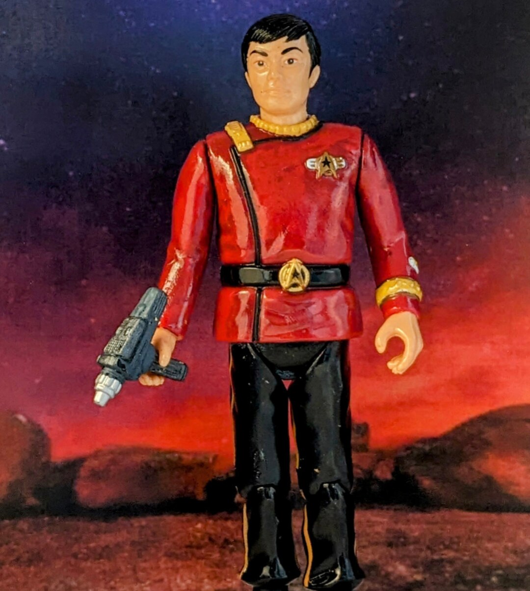 Sulu in the Monster Maroon Uniform From the Star Trek Movies Custom ...