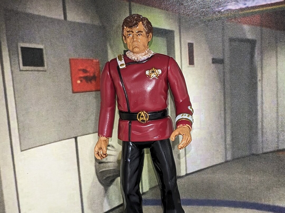 Dr. Mccoy Older Look in the Monster Maroon Uniform From the Star Trek ...
