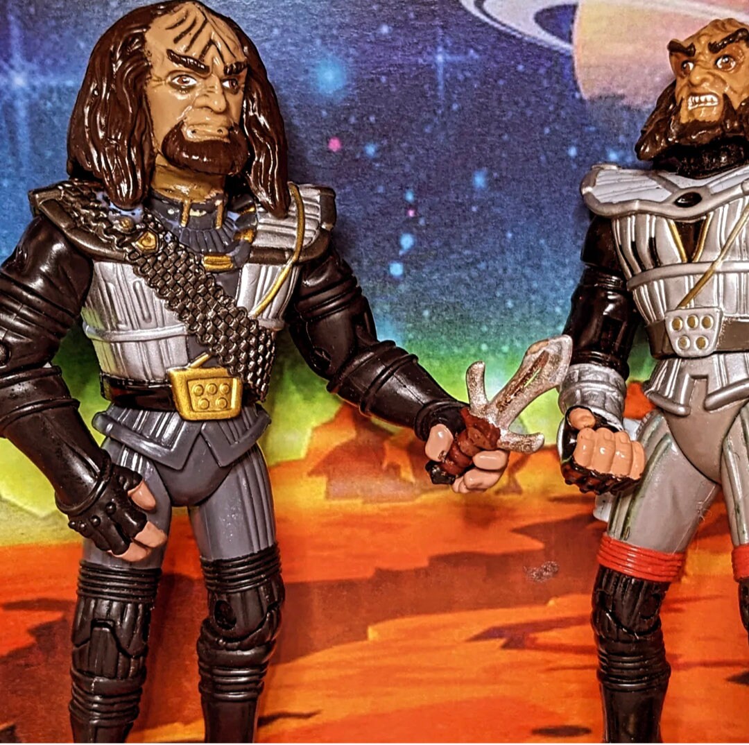 Star Trek Next Generation TNG Kurn Worf's Brother in Klingon Armor From ...