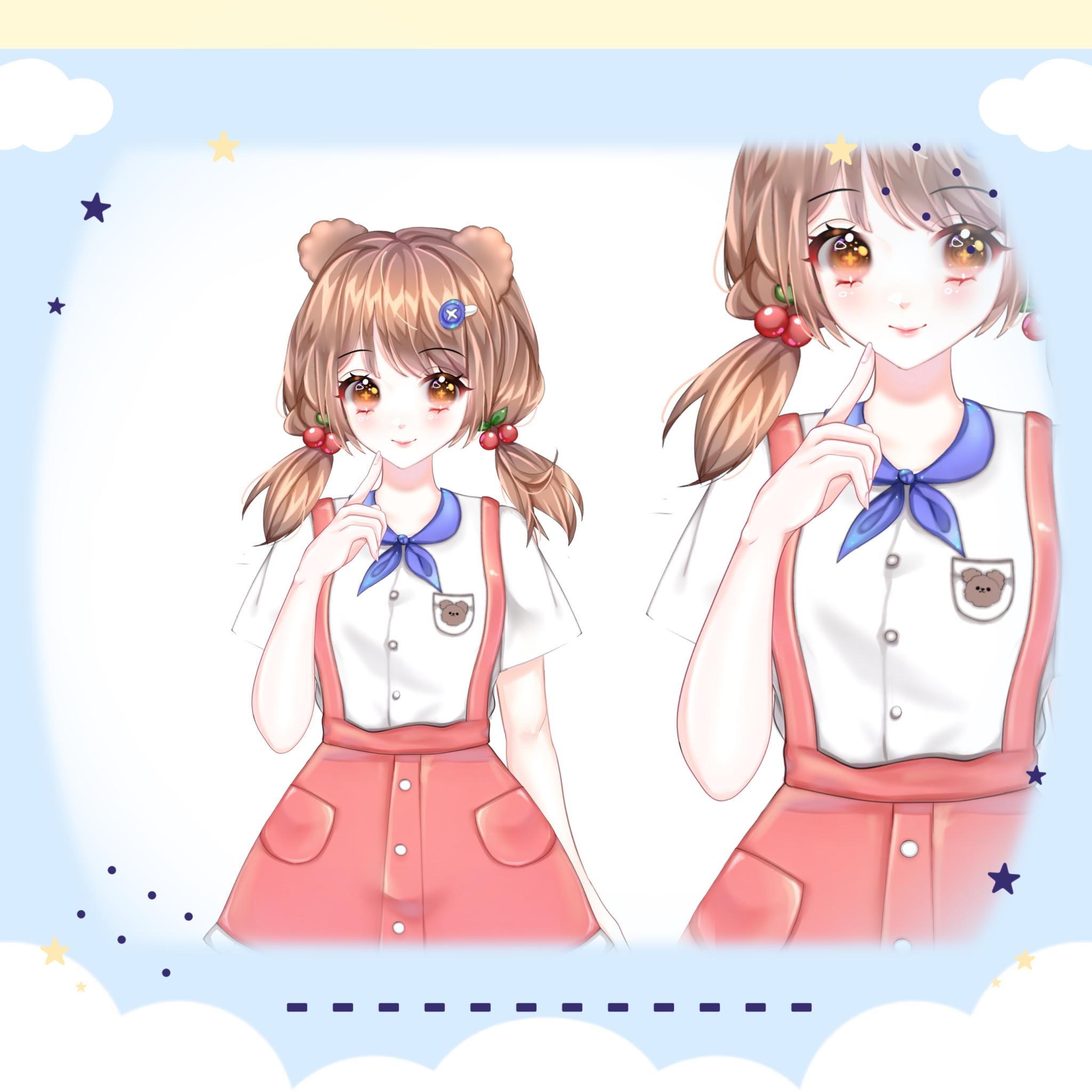 Vtuber Asset - Poke Your Cheek - Etsy