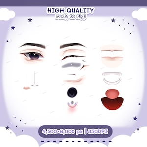 Vtuber Body Base Model Base Male Body - Etsy