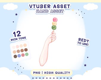 Vtuber Asset Hand Asset Holding Lollipop - Etsy