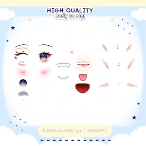 Vtuber Body Base Model Base Female Body - Etsy Canada