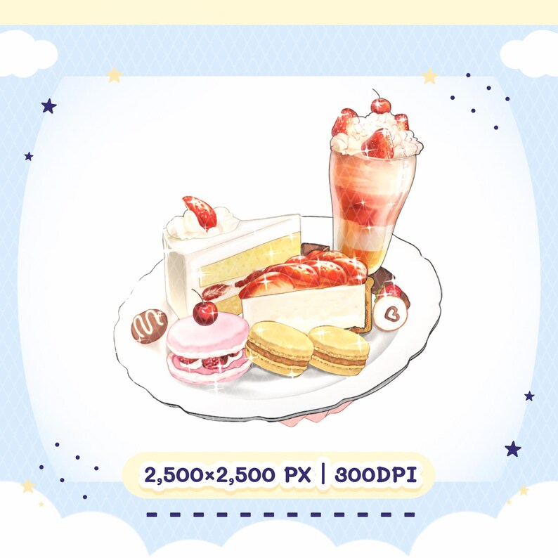 Vtuber Asset - Serve Food - Etsy