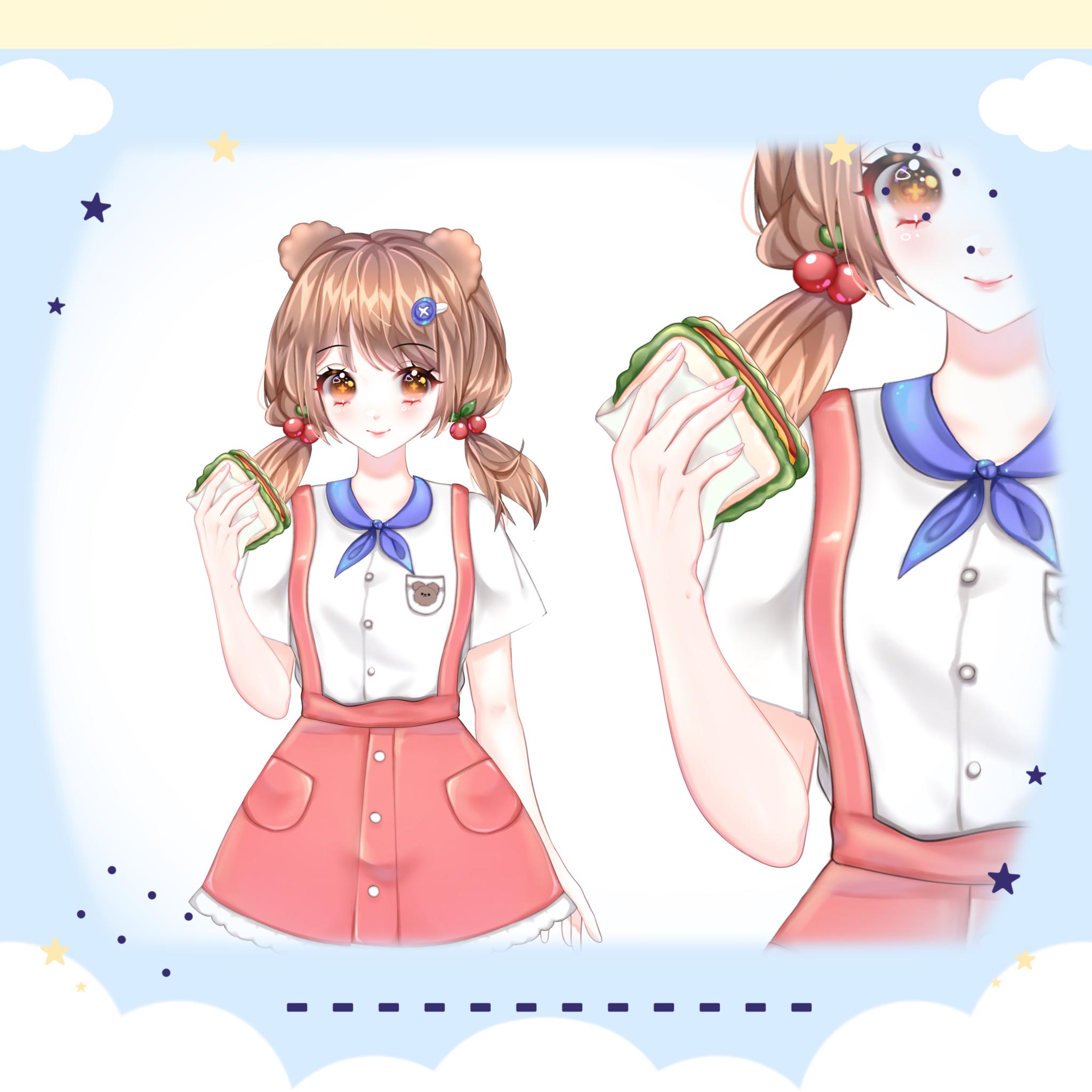 Vtuber Asset - Hand Holding Sandwiches - Etsy