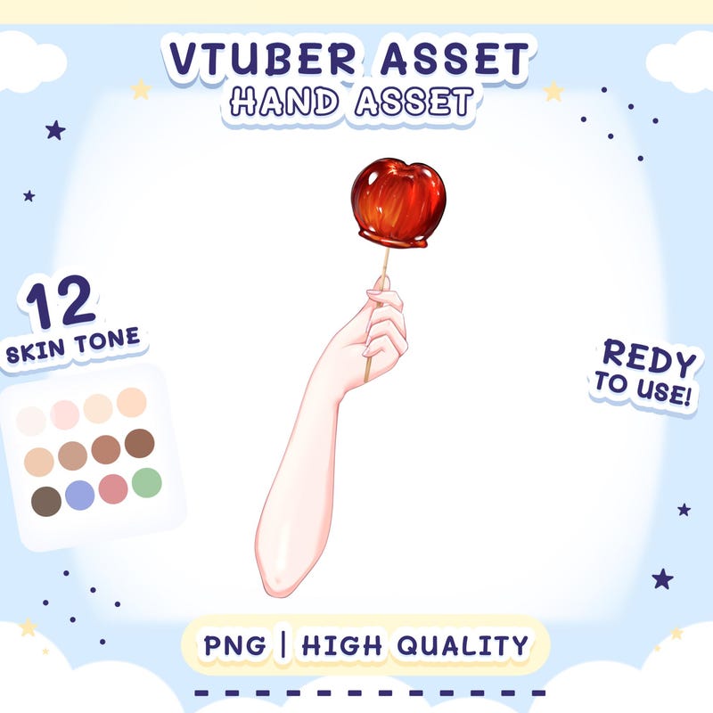 Vtuber Apple Asset - Etsy