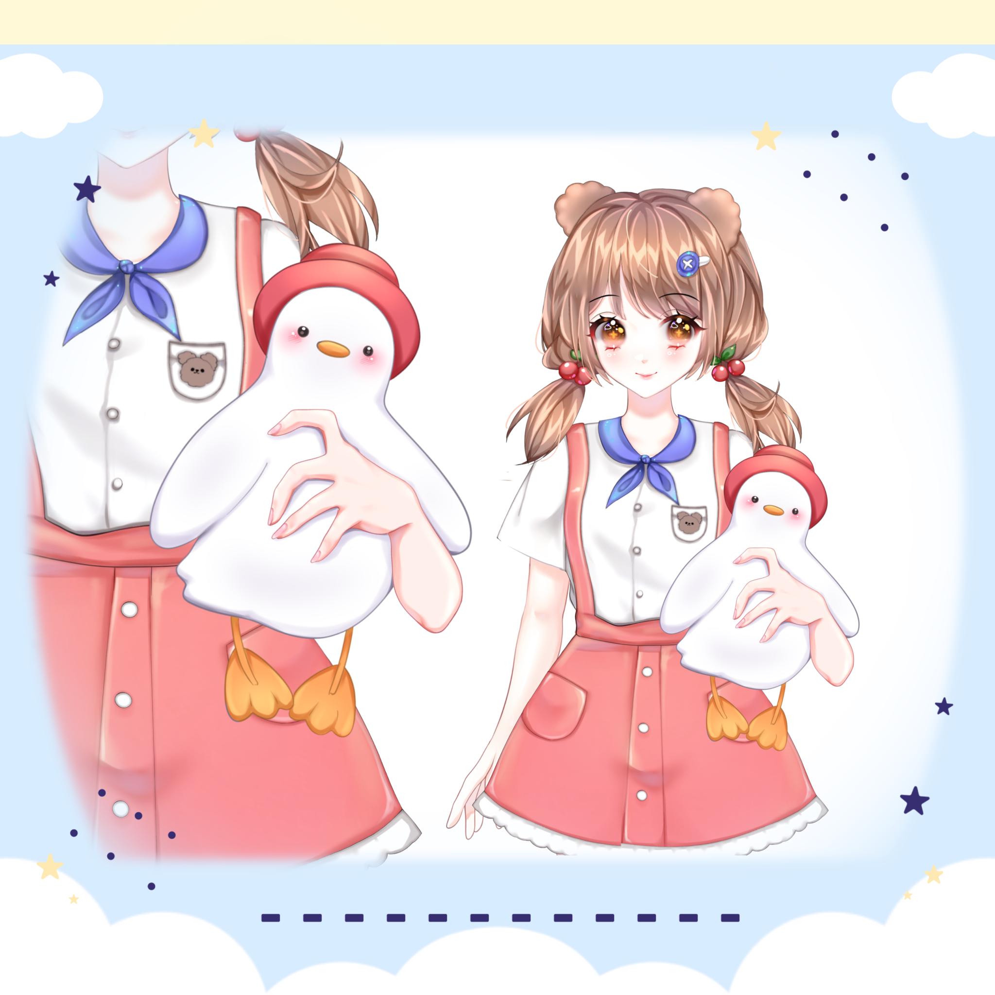 Vtuber Asset - Hand Holding Duck Plushie - Etsy