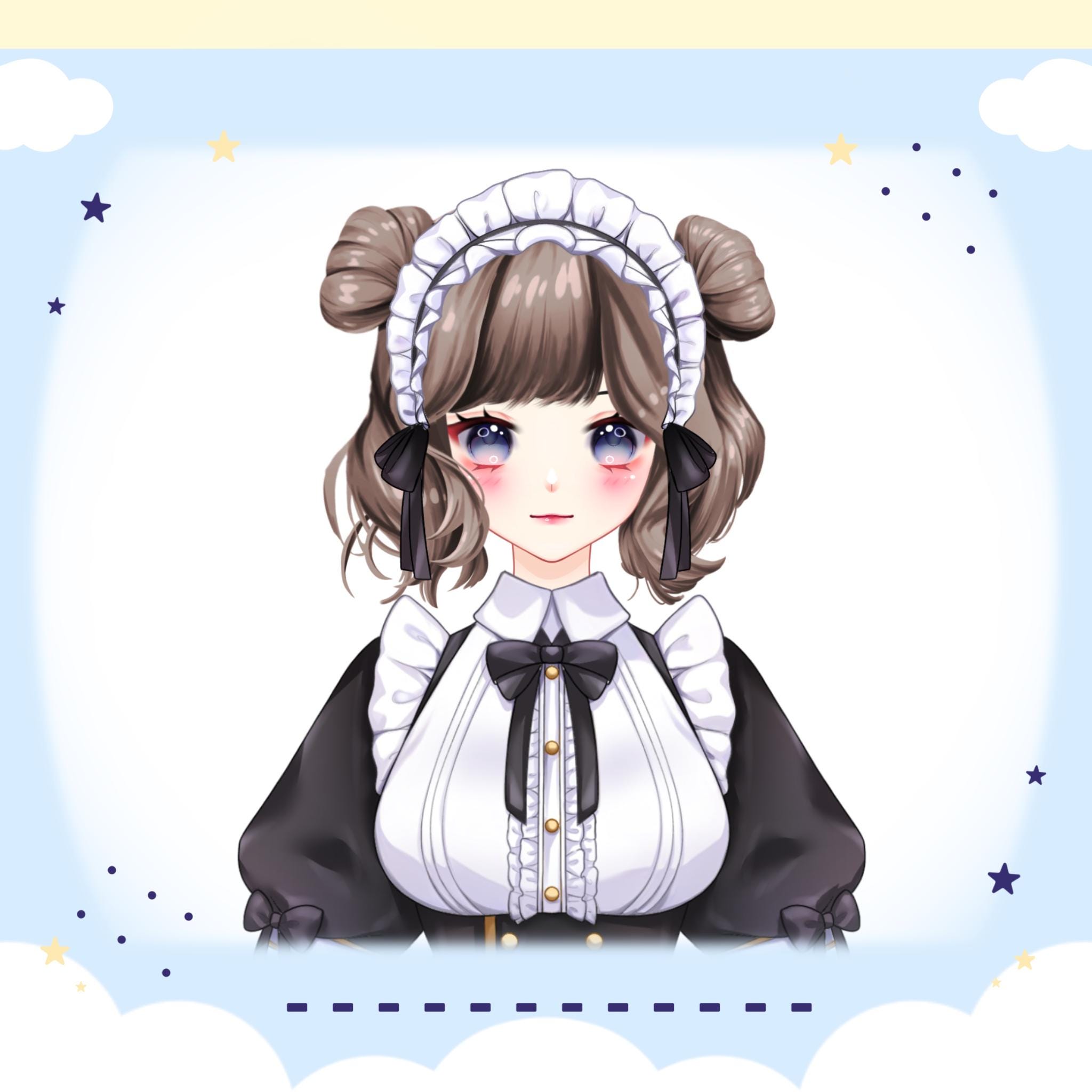 Vtuber Asset - Maid Outfit - Etsy