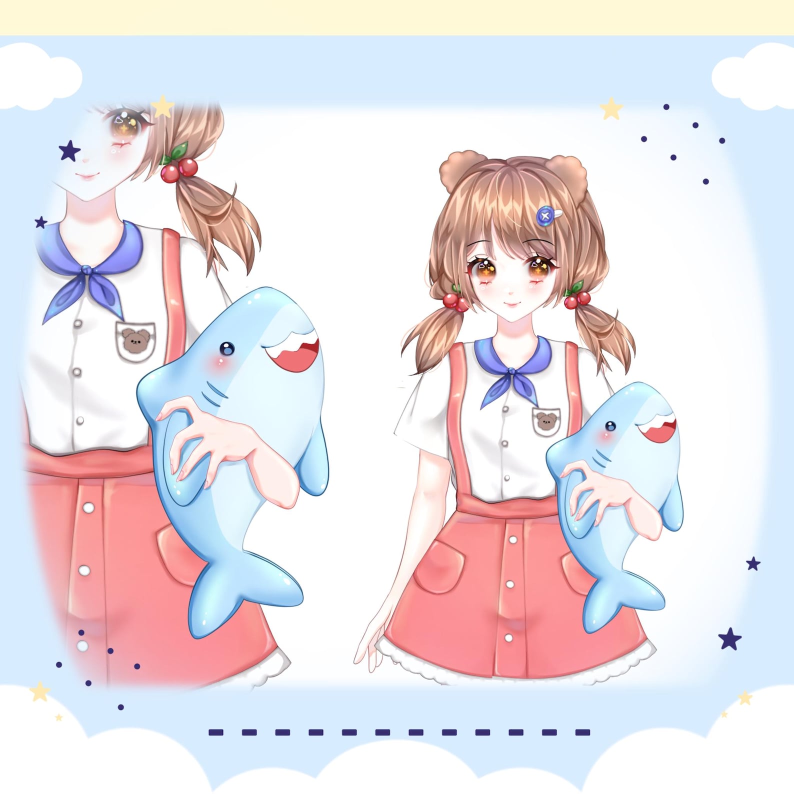 Vtuber Asset - Hand Holding Shark Plushie - Etsy