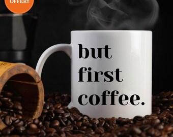 Personalized Mug Custom Text Gift Coffee White Black - Etsy