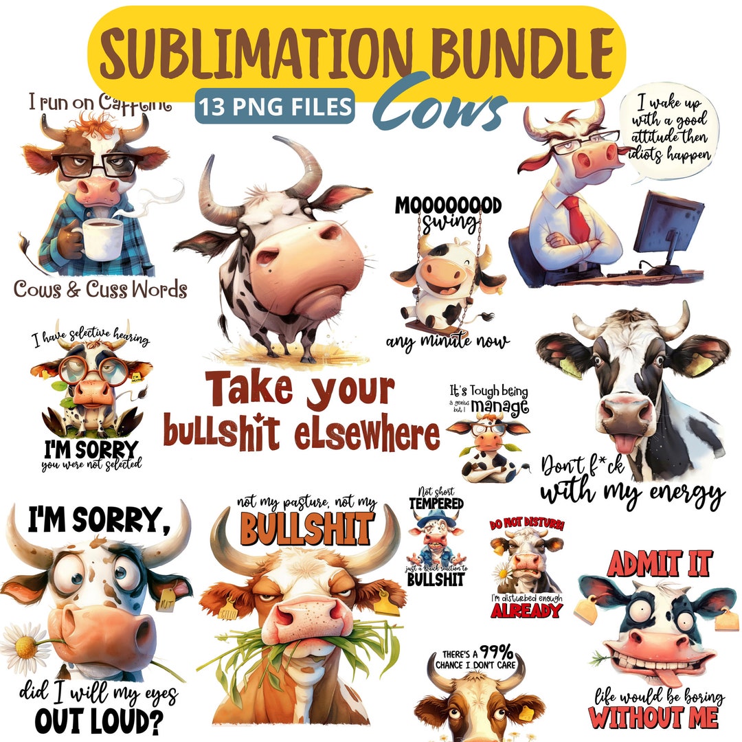 Funny Sublimation Mug Designs X13 Sublimation Designs Bundle Funny ...