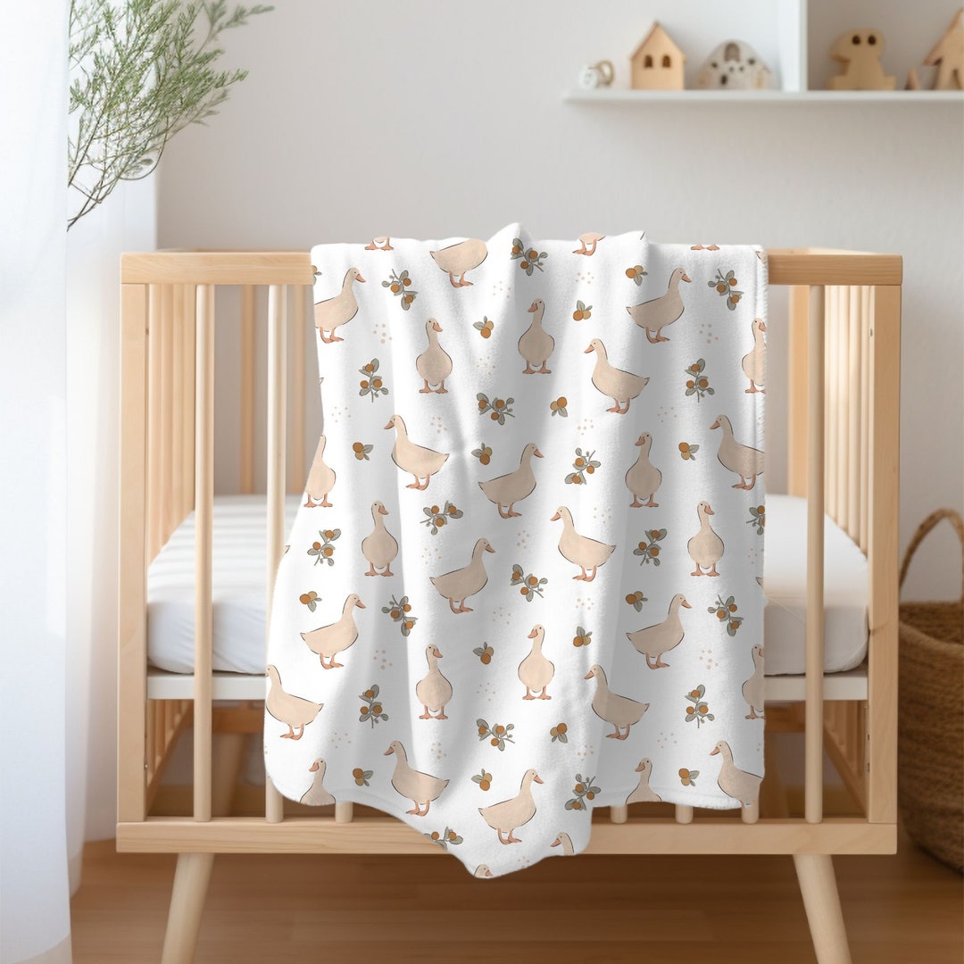 Beige Goose Baby Blanket, Pregnancy Gift, Birth Gift, Future Mother ...