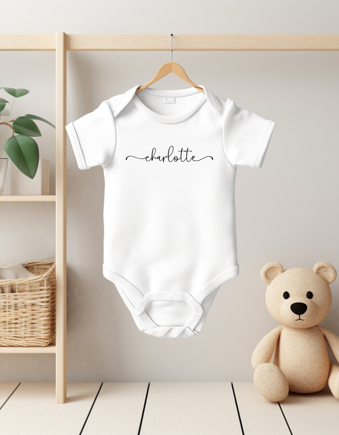 Personalized Baby Name Outfit Custom Name Baby Bodysuit, Pregnancy ...
