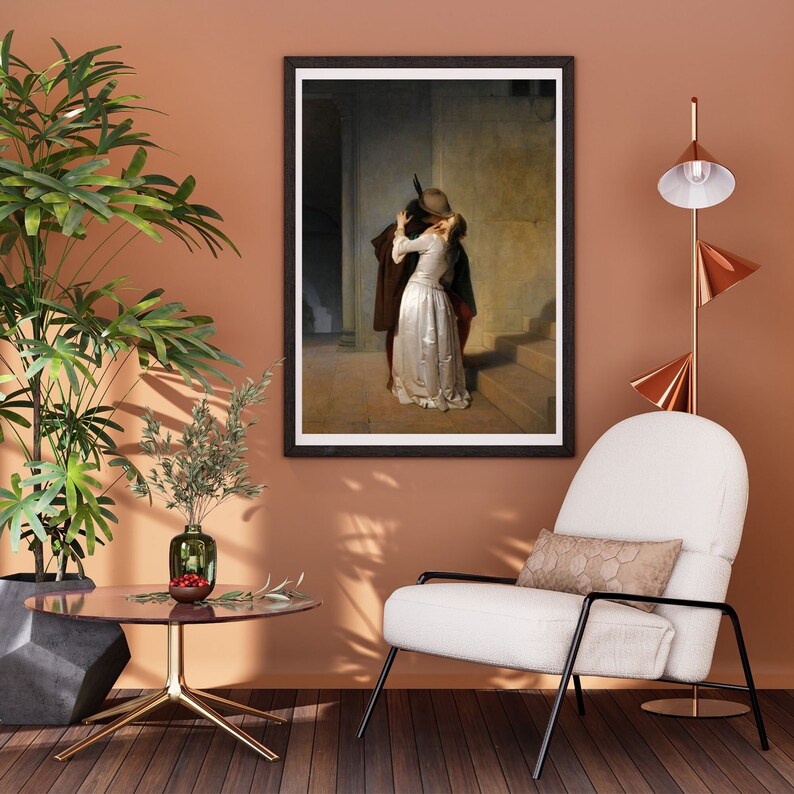 The Kiss, Francesco Hayez, Famous Painting, Classic Painting, Museum ...