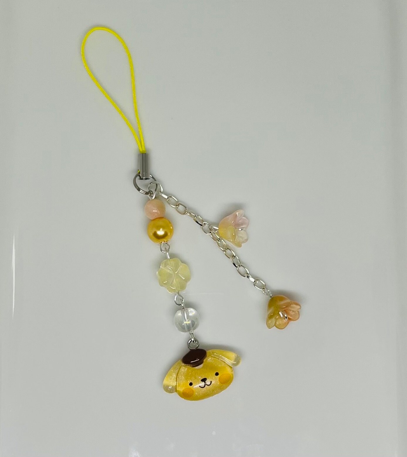 Kawaii Sanrio Beaded Phone Charms, Kuromi , My Melody, Cinnamoroll ...