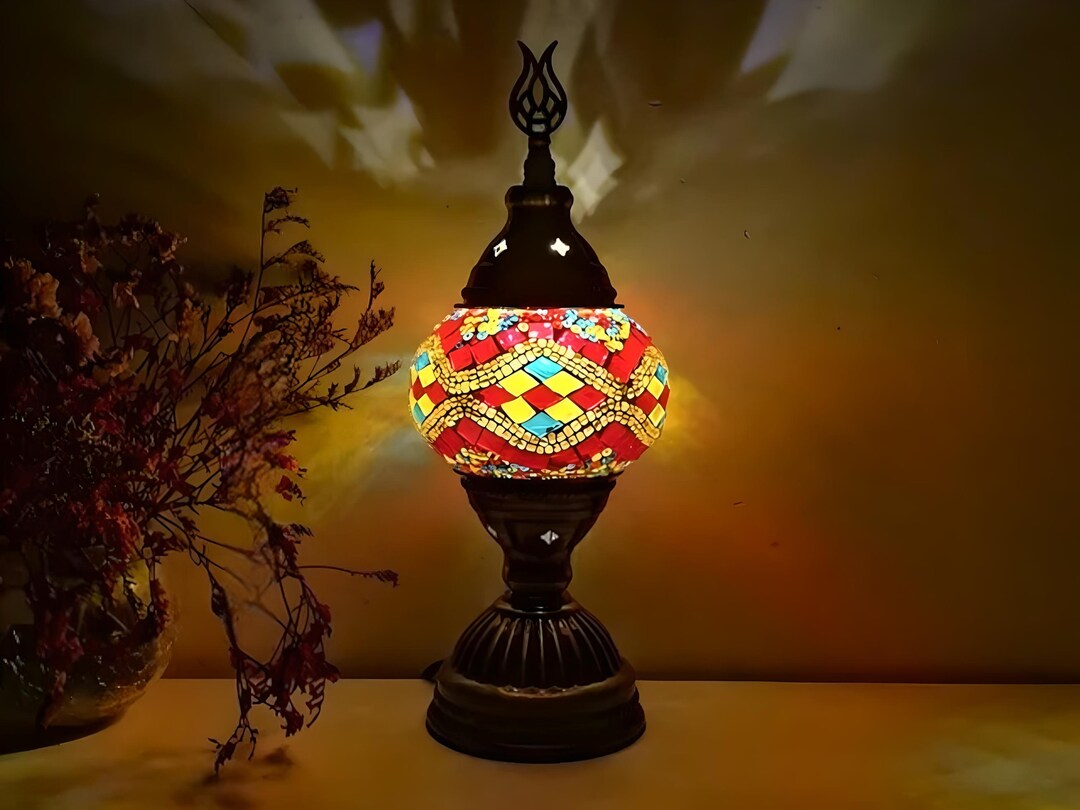 Turkish Table Lamp Handcrafted Turkish Table Light Artisanal Turkish ...
