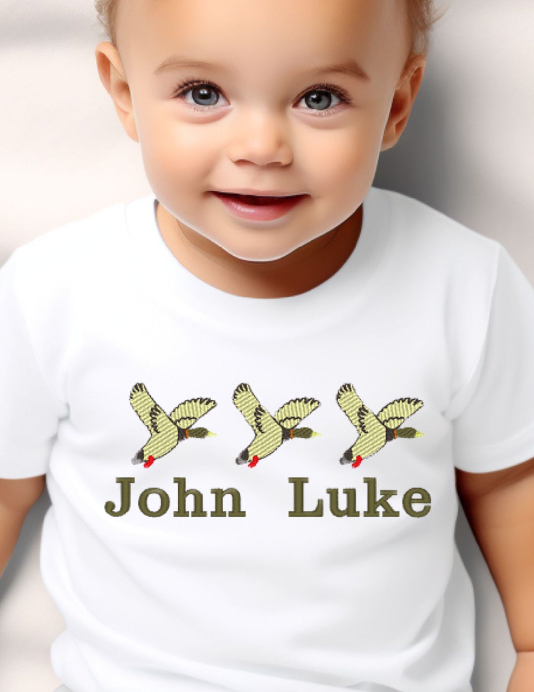 Duck Hunting Personalized Baby Top or Onesie. Hunting Outfit. Mallard ...