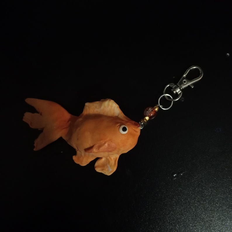 Polymer Clay Fish Keychains - Etsy