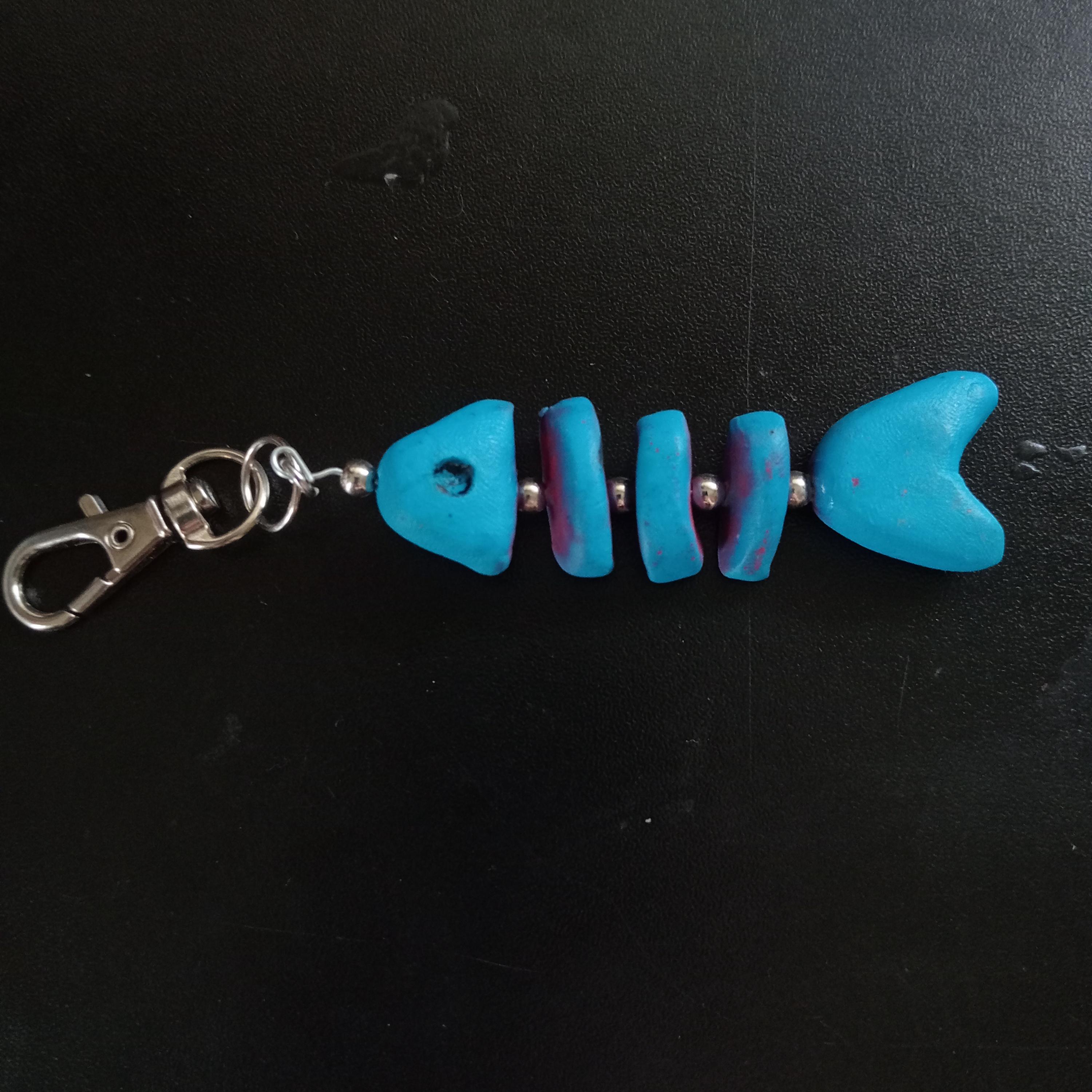 Polymer Clay Fish Keychains - Etsy