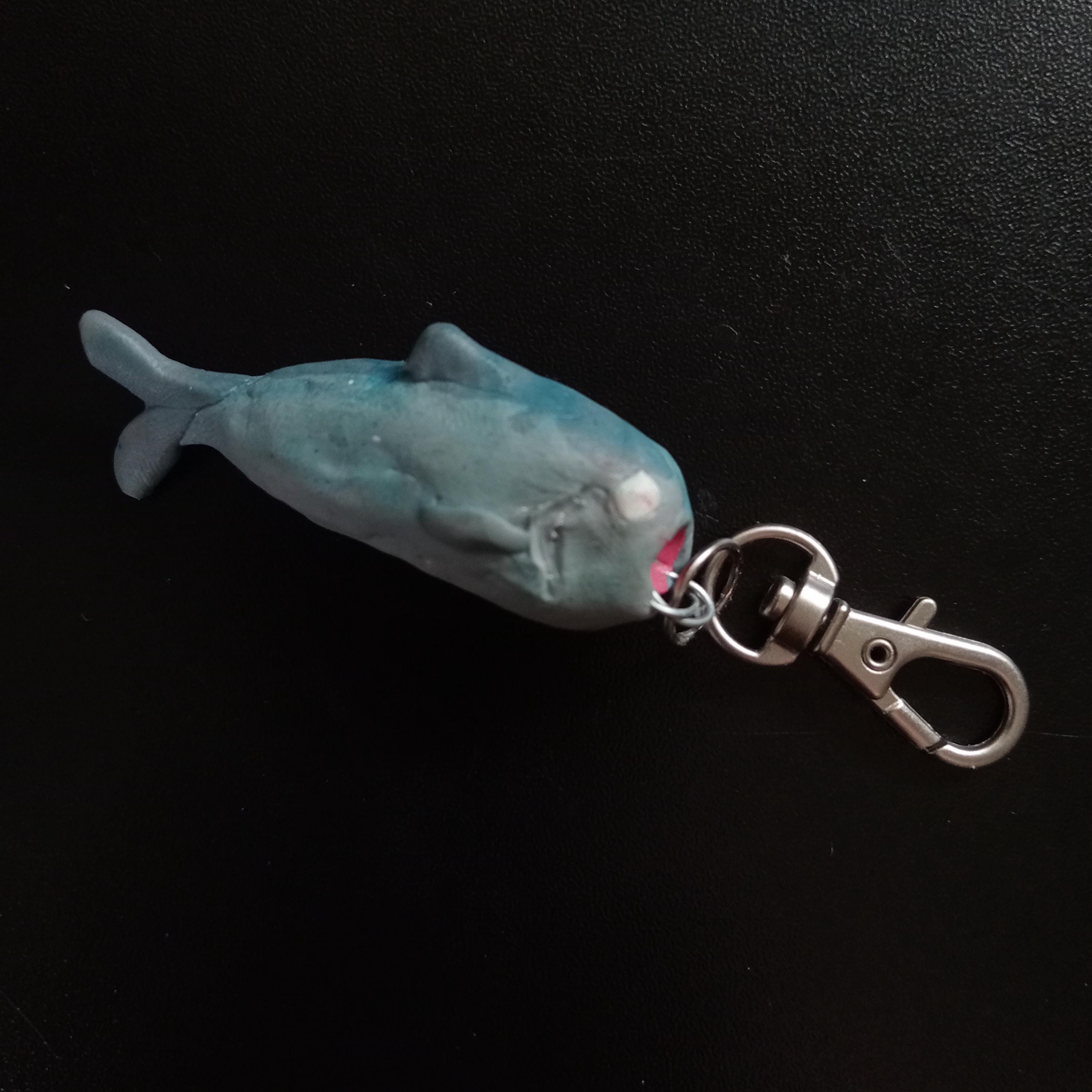 Polymer Clay Fish Keychains - Etsy