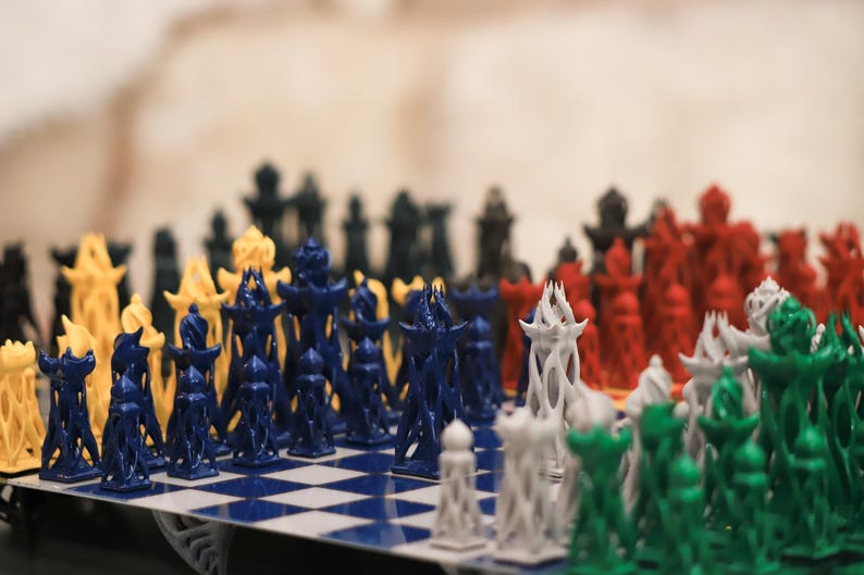 Made in USA Luxury Chess Set Custom - Etsy