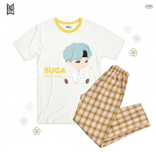 BTS Tiny Tan Pajamas - Etsy