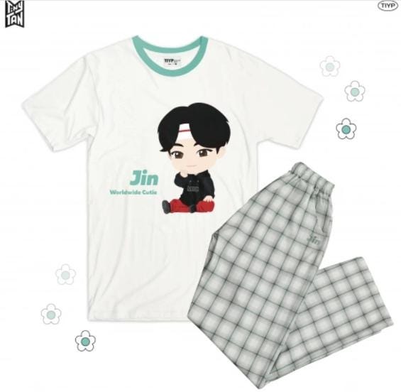 BTS Tiny Tan Pajamas - Etsy