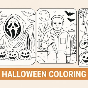 ghostface coloring pages
