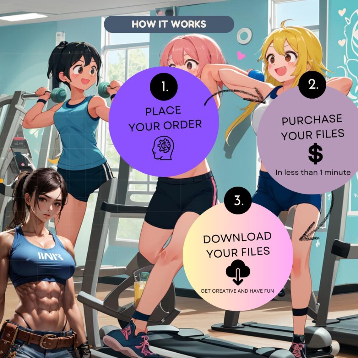 Pngtuber Gym Girl Trainer Model Pngtuber Premade Tuber Png Vtuber