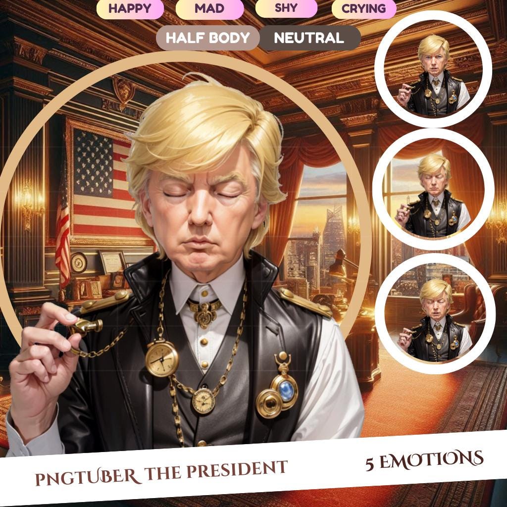 Pngtuber Trump Pngtuber Male Png Tuber Male Custom Png Tuber Vtuber Boy ...