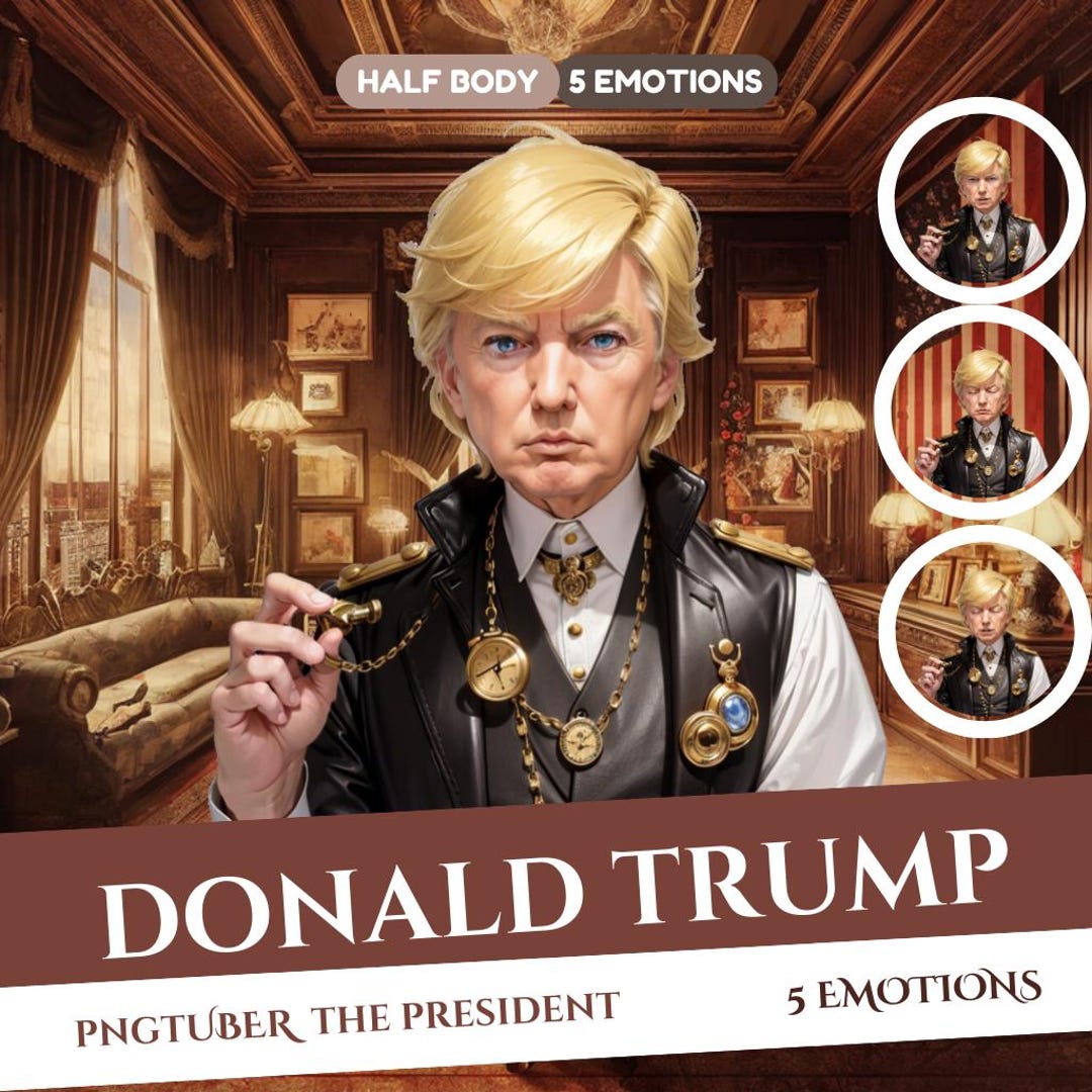 Pngtuber Trump Pngtuber Male Png Tuber Male Custom Png Tuber Vtuber Boy ...