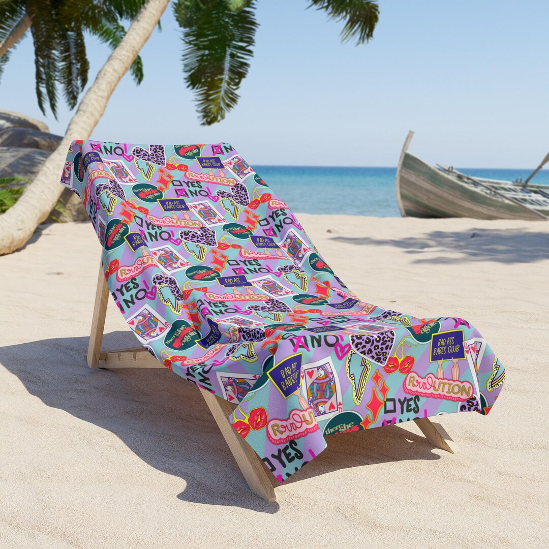 Girl Power Revolution Towel, Beach Towel, Custom Towel, Girl Power ...