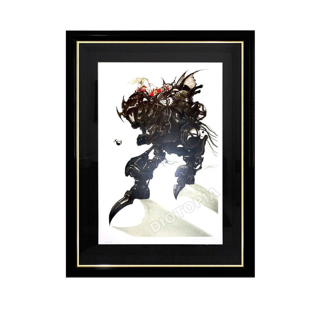 Final Fantasy VI "armor" Tina Branford Yoshitaka Amano Autographed ...