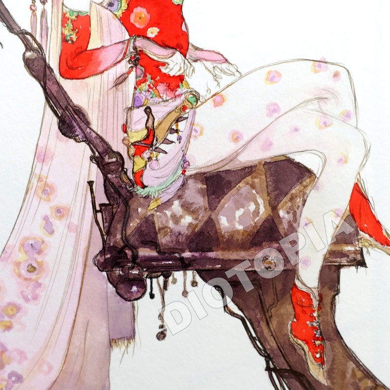 Final Fantasy VI "noble Maiden" Tina Branford Yoshitaka Amano ...